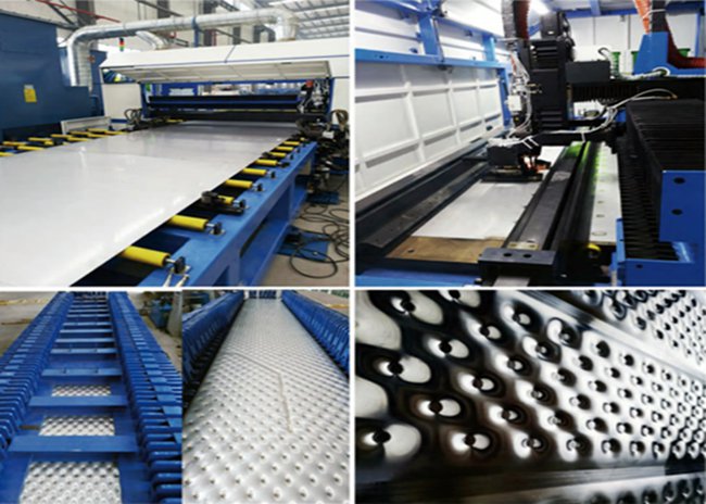 ISO SS Dimple Plate Heat Exchanger With Wide Tubes