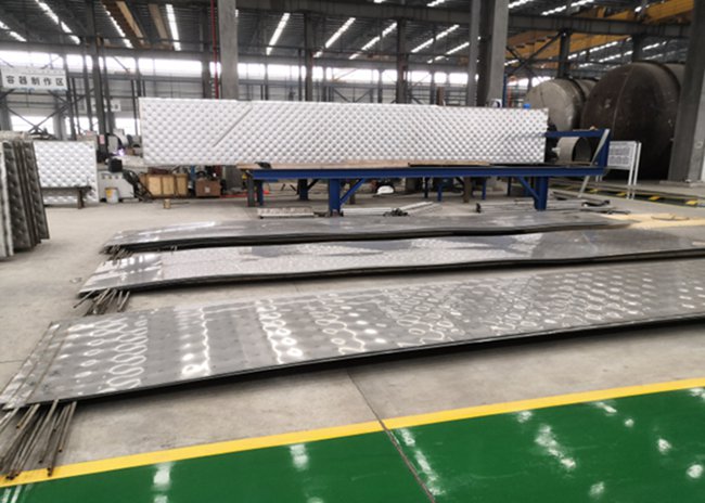 ISO SS Dimple Plate Heat Exchanger With Wide Tubes