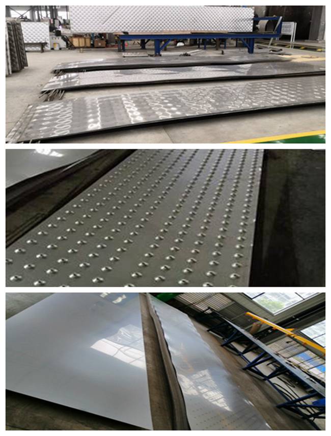 SS316L Laser Welding Dimple Steel Plate Environmental Protection