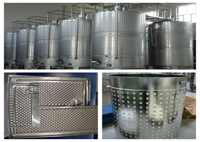 Titanium Steam Heated Jacket Pillow Plate Type Heat Exchanger for Beer ...