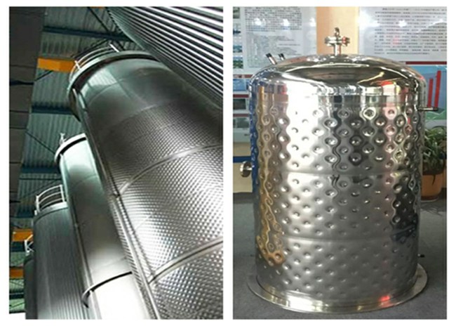 Titanium Steam Dimple Jacket Heat Exchanger High Heat Transfer Coefficient