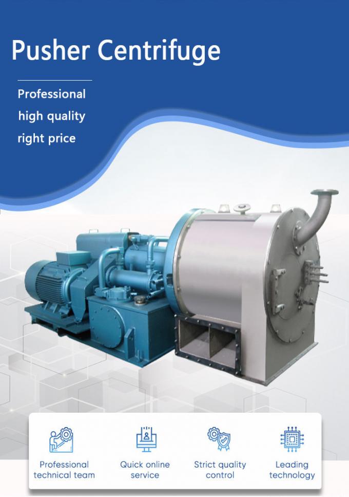 Two Stage Pusher Centrifuge for Salt & Chemical Separation